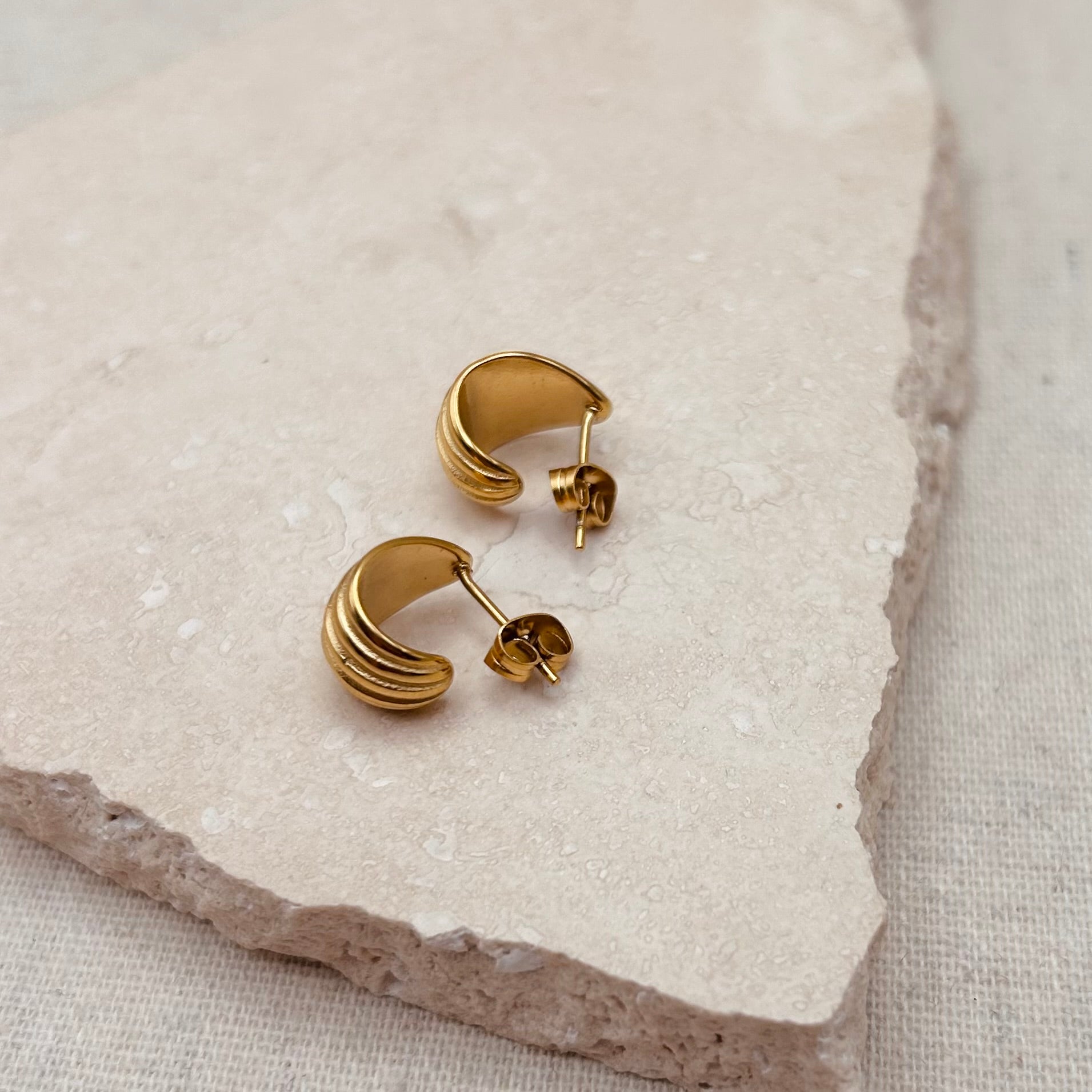 Everyday Shell Wrap Studs – Little Nell Jewellery