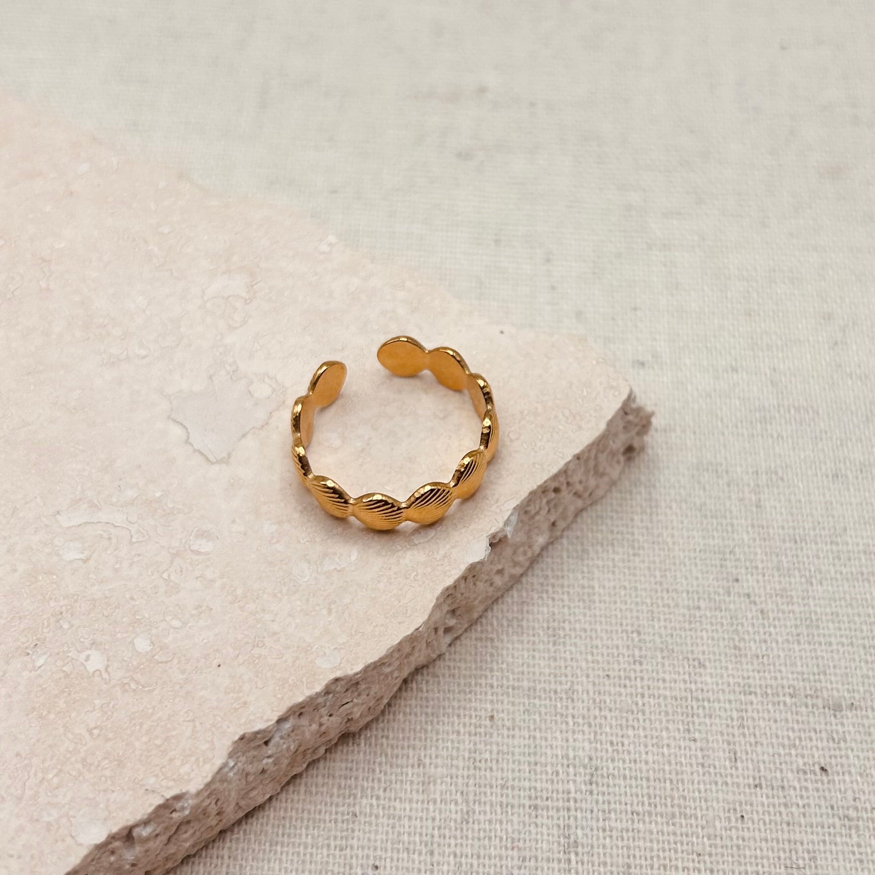 Everyday Shell Ring (adjustable) – Little Nell Jewellery