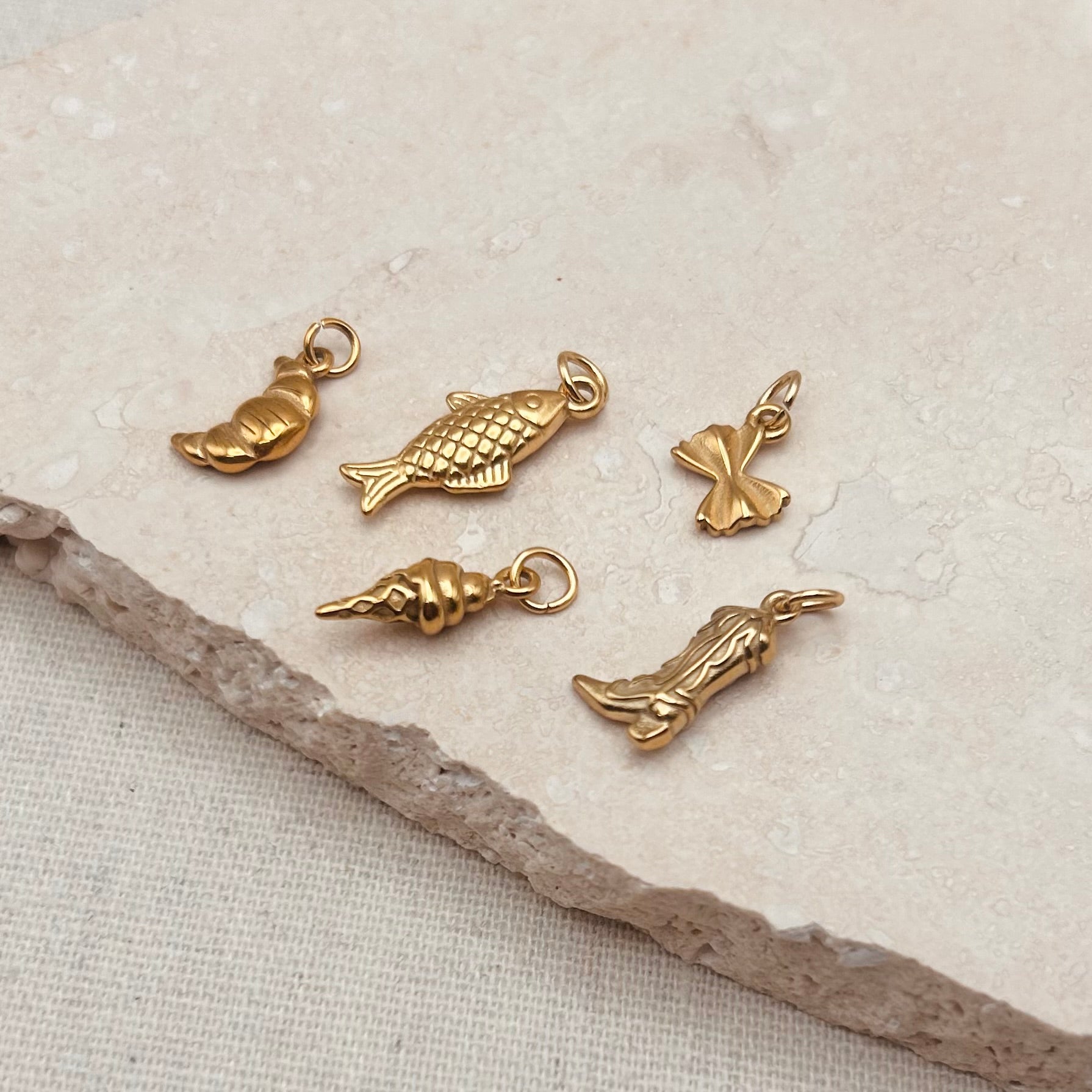 Everyday Gold Mini Charms – Little Nell Jewellery