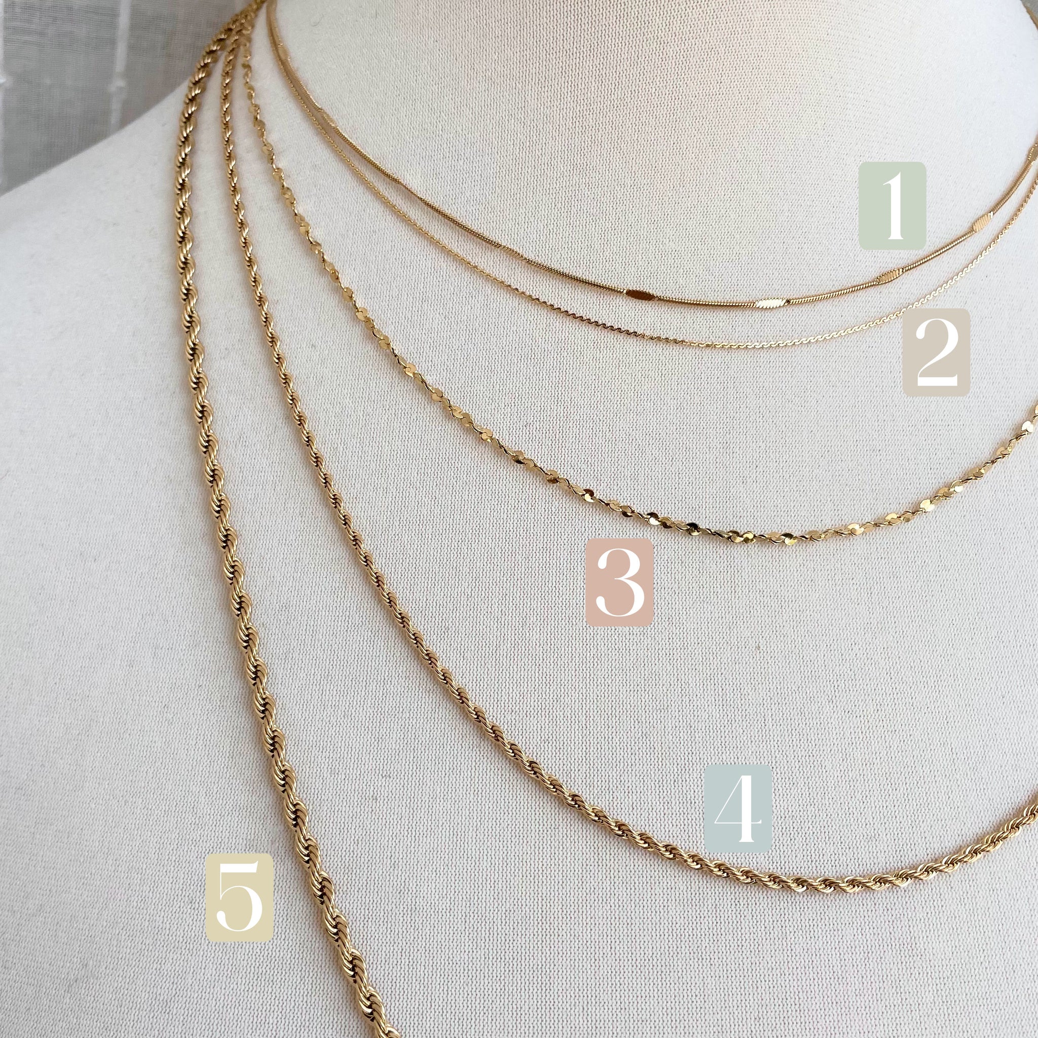 Everyday Basic Chains – Little Nell Jewellery